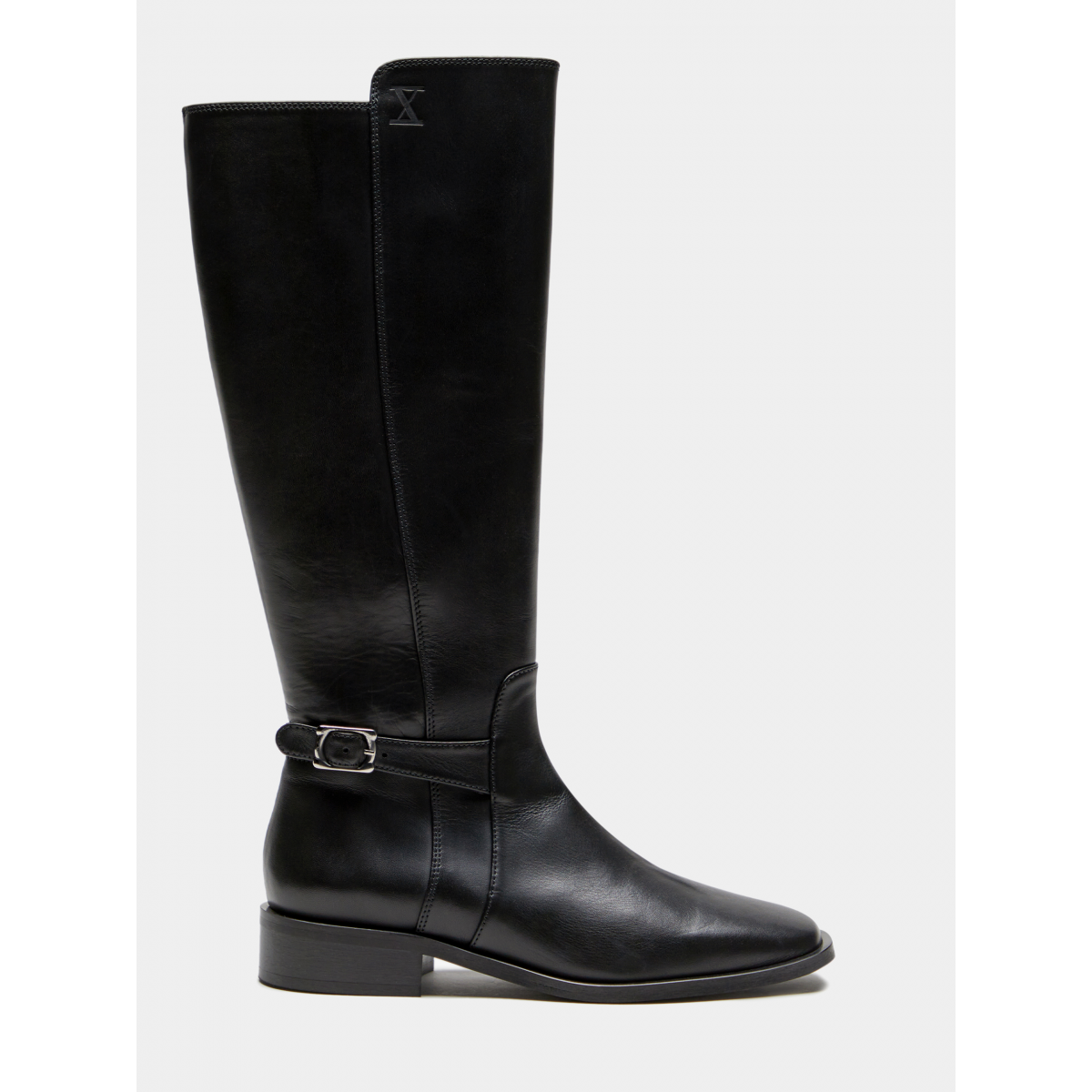 Bota em pele de cano alto - D001920_999 - Decenio